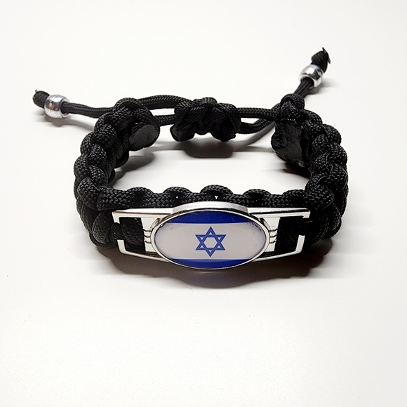 Accessories | Jewish Pride Flag Adjustable Charm Bracelet Wristband ...